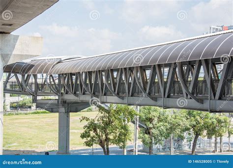 Omni Bridge Overpass Walk Stock Image Image Of Structure