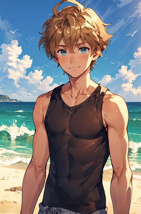 Hot Twink At Beach 03 By Spark Mark On Deviantart