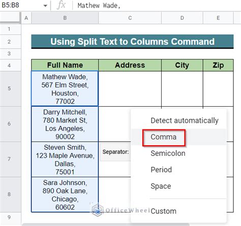 How To Split Text To Columns Based On Line Break In Google Sheets