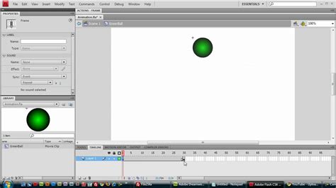 Devnote Tutorial Intro To Animating In Flash Cs4 Youtube