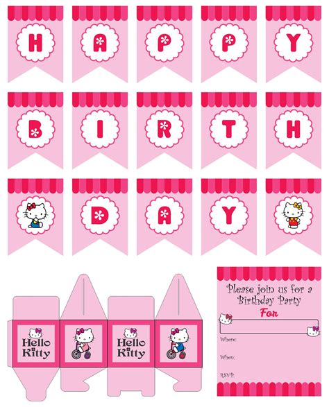 Hello Kitty Party Printables Free