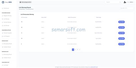 Download Aplikasi Inventory Gudang Web Codeigniter