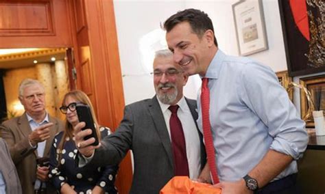 04 10 2023 Meeting With The Mayor Of Tirana Mr Erjon Veliaj News