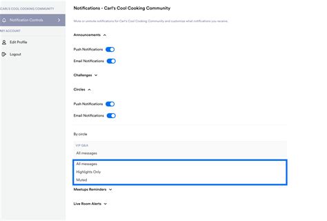 how to customize your community notifications kajabi help center