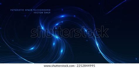 Abstract Blue Dynamic Waves Modern Abstract Stock Vector Royalty Free 2252844995 Shutterstock