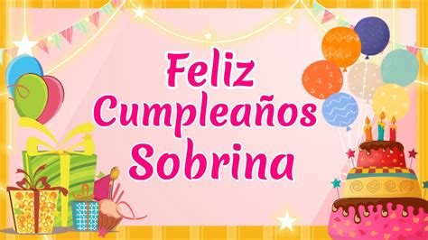 Feliz Cumpleanos Querida Sobrina