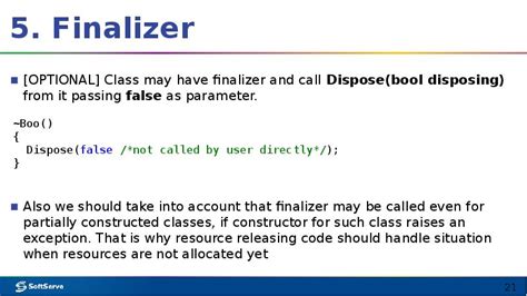 Dispose Pattern In C