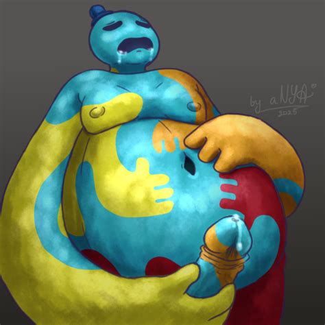 Rule 34 Button Doey The Doughman Doey The Doughman Poppy Playtime Fat Man Horny Penis Poppy