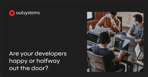 Outsystems On Linkedin Developers Productivity