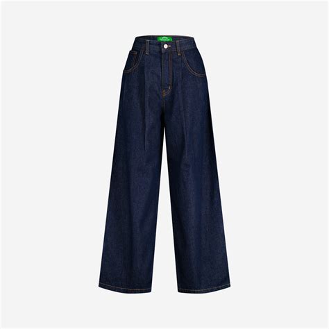 그린버터 우먼 벌룬 인디고 블루 진 인디고 블루 Green Butter Kream