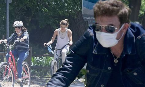 Dylan Mcdermott Bikes Around The Neighborhood With His Daughters Daily Mail Online