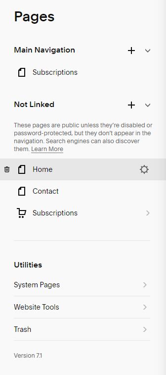 pages panel not showing site structure and navigation squarespace forum