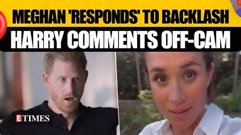 Meghan Markle Responds To Controversy Over Lifestyle Brand Name Prince Harry Cheers From Behind