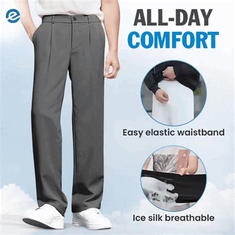 Super Stretch Ice Silk Pants Easemotions Last Day 70 Off Super