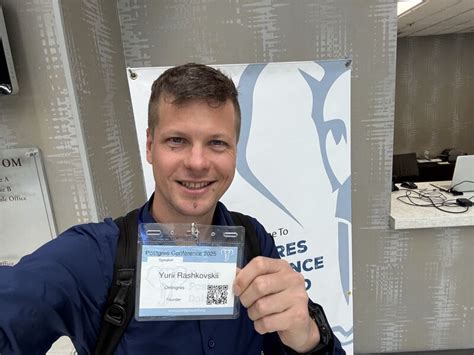 second day at postgres conference in orlando say hi if you see