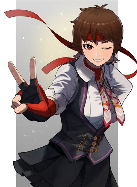 Kasugano Sakura Street Fighter And More Drawn By Punikiman Danbooru