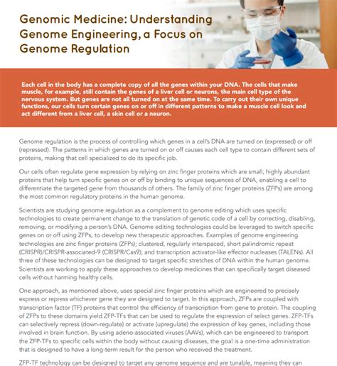 Understanding Genome Engineering A Focus On Genome Regulation Soft Bones