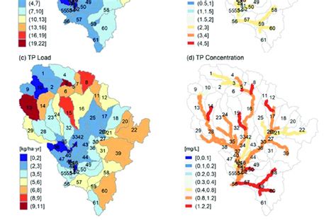 Spatial Distribution Of Simulated Tn Ab And Tp Cd Averaged Over