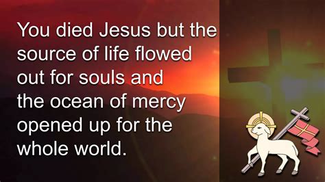 Three O Clock Prayer To The Divine Mercy Pptx