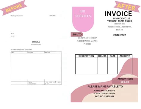 Create An Invoice For You By Imogenhammond Fiverr