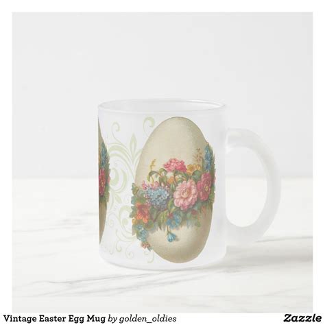 Vintage Easter Egg Mug Zazzle Egg Mug Mugs Vintage Easter