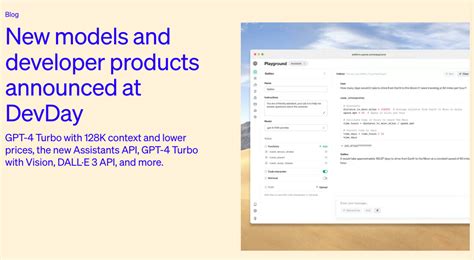 Gn Openai Devday에서 새로운 모델 및 개발자 제품 공개 읽을거리and정보공유 파이토치 한국 사용자 모임