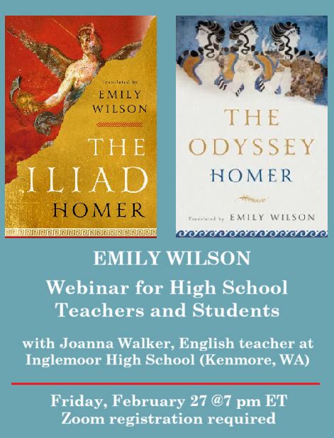 Resources For Teachers — Emily Wilson