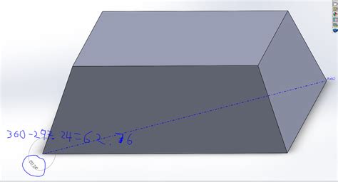 Draft Angle Vs Actual Angle Rsolidworks
