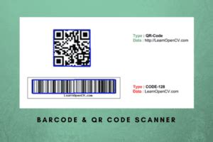 Barcode And QR Code Scanner Using ZBar And OpenCV LearnOpenCV
