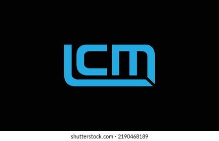 Letter Lcm Logo Icon Vector Image Stock Vector Royalty Free