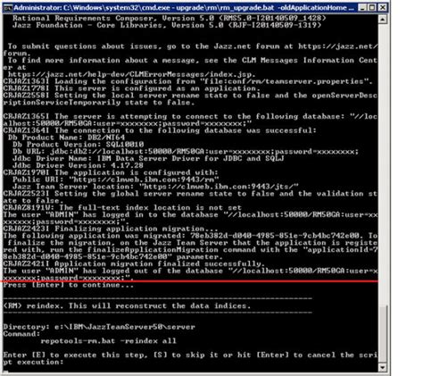 Runningthermupgradescriptforversion50