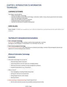 Computer Savvy Benefits Practical User Lesson