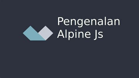 alpine js framework untuk backend developer