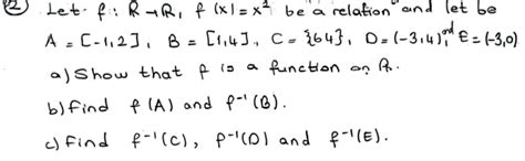solved 2 ﻿let f r→r1f x x2 ﻿be an r relation and let