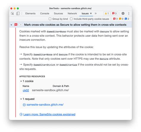 Issues Find And Fix Problems Chrome DevTools Chrome For Developers
