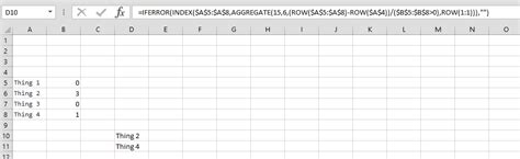 Excel Index Only Cells In A Column From Another Sheet If Another Cell