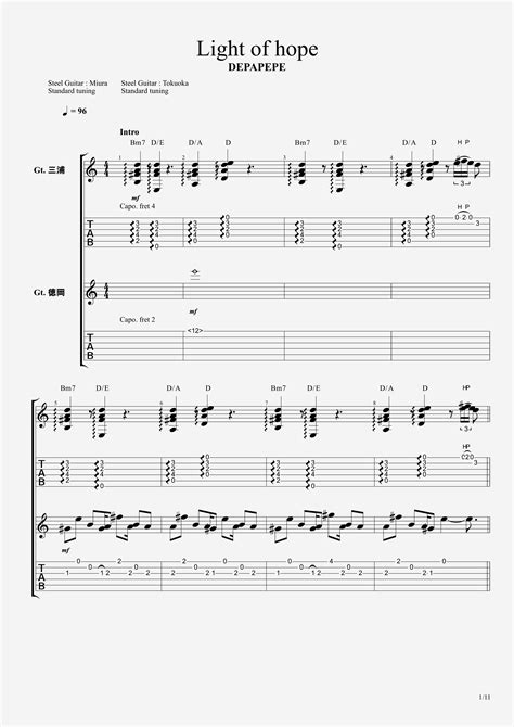 绿光吉他谱原版孙燕姿歌曲简单c调指弹曲谱高清六线乐谱 吉他谱 中国曲谱网