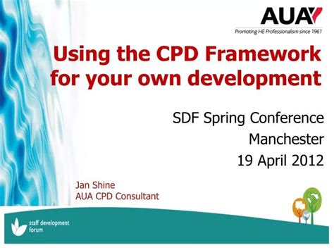 Ppt Using The Cpd Framework For Your Own Development Powerpoint