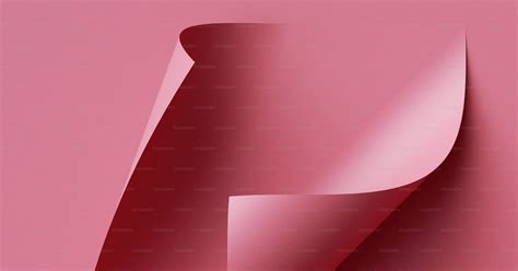 3d 렌더링 모서리가 말린 분홍색 메모 용지 페이지 컬 추상적 인 창조적 인 배경 사진 Unsplash의 스티커 이미지
