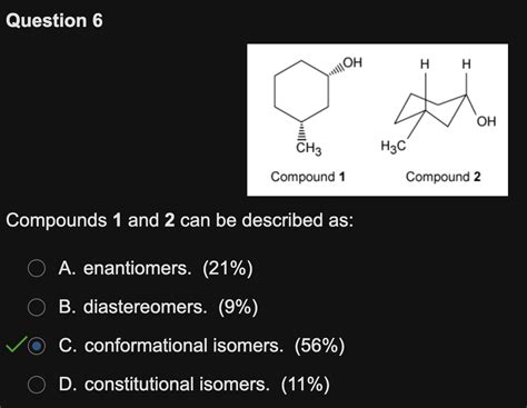 Why Are These Conformational Isomers Rather Than Same Compound R Mcat