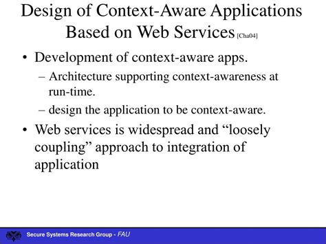 ppt context architectures using web services powerpoint presentation