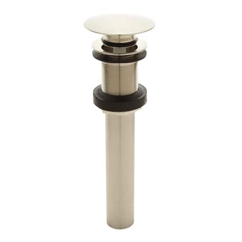 Signature Hardware Mushroom Style Pop Up Bathroom Drain With No Overflow Holes 205621 The Home