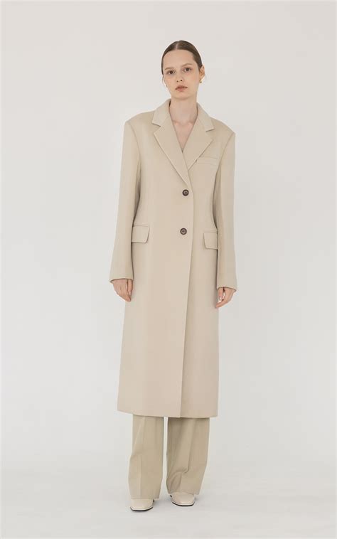 아레스엠 15 할인 스탠다드 캐시미어 롱코트 크림 위시버킷