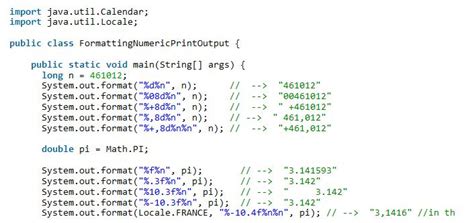 Định Dạng In Số Trong Java Formatting Numeric Print Output In Java