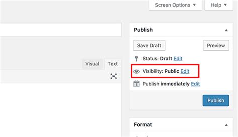 How To Create A Private Post In WordPress