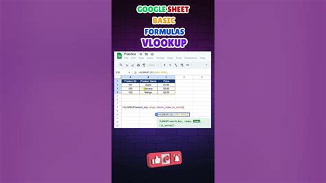 How to Use VLOOKUP in Google Sheets | Beginner to Advanced Tutorial #googlesheets - YouTube