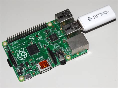 Raspberry Piで無線lan