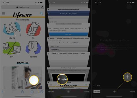 how to use private browsing on iphone