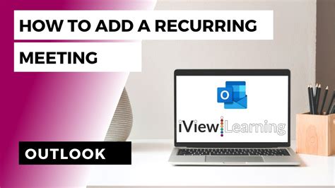 how to set up recurring meeting in outlook calendar design talk