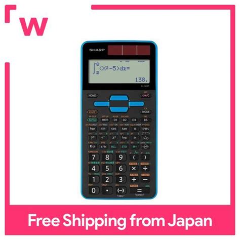 Sharp Scientific Calculator Pythagoras Standard Model El 509t Ax Blue